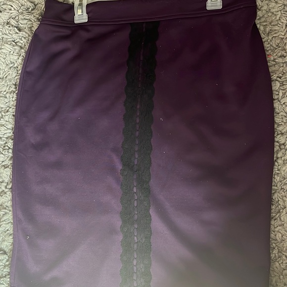 Skirts | Purple Pencil Skirt | Poshmark